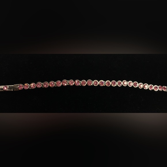 Jewelry | Swarovski Crystal Pink Tennis Bracelet | Poshmark